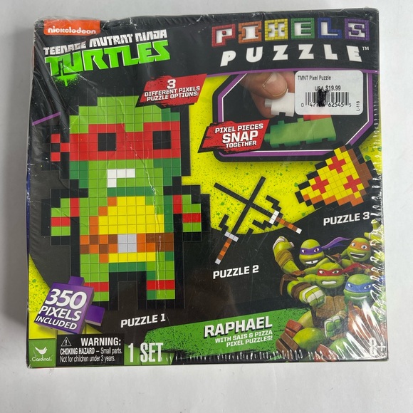Toys | Teenage Mutant Ninja Turtles Pixel Puzzle Melty Beads | Poshmark